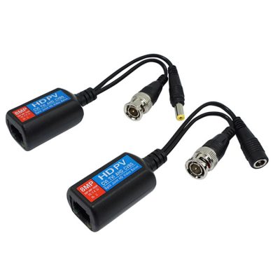 BAL-8MP-RJ45-PV 4K HD Power And Video Balun RJ45-BNC+DC